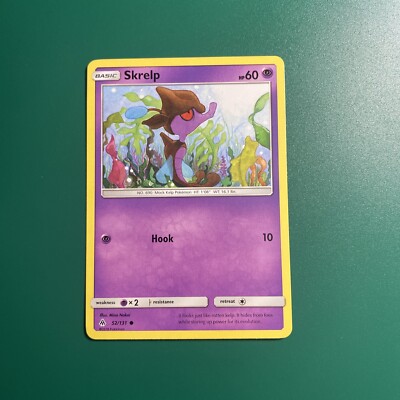 Skrelp - 52/131 - Common - Non Holo- SM Forbidden Light- Pokémon card ...