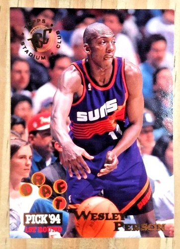 1994-95 TOPPS STADIUM CLUB WESLEY PERSON DRAFT PICK ROOKIE CARD#320 NM ...