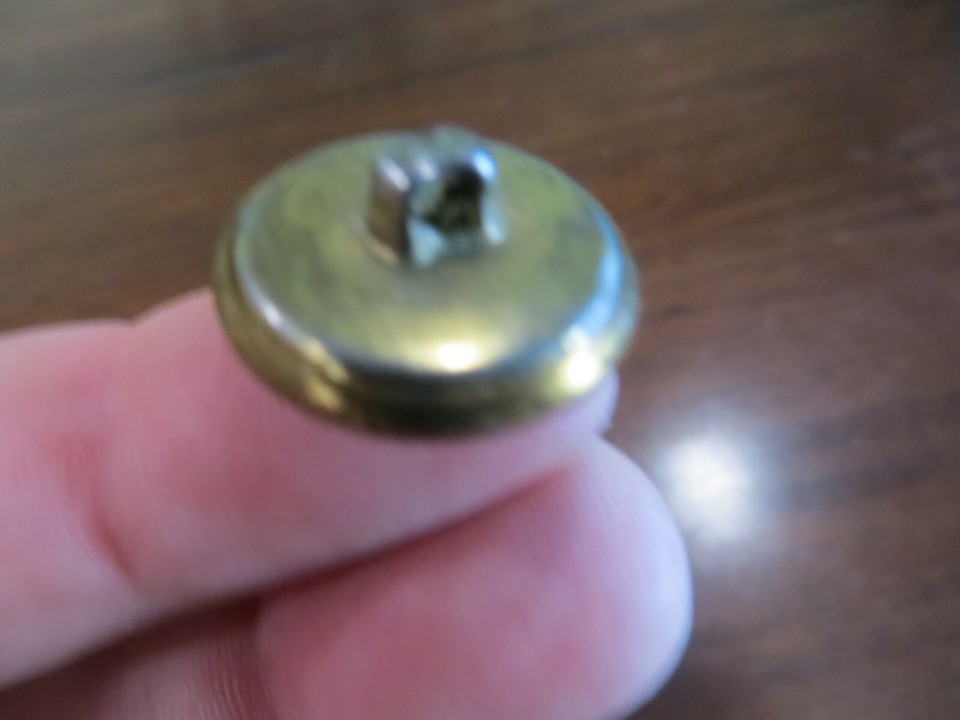 KINGS CROWN RAISED CLEAR COAT OF ARMS ANTIQUE BUTTON | eBay