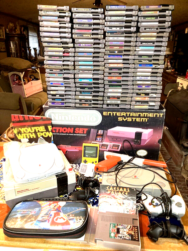 Lot NES Nintendo Original Console Boxed 92 Games bundle!Mario | eBay