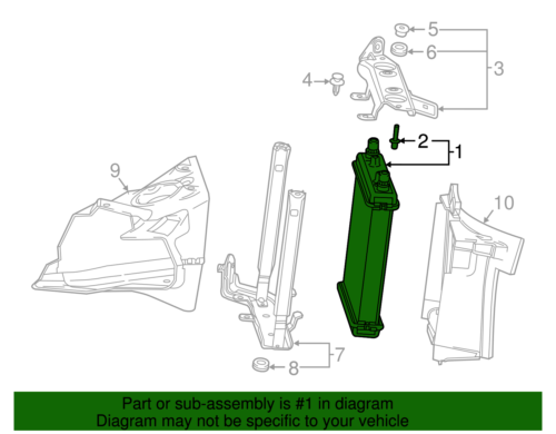 GM OEM 16-23 Camaro,CTS Cooling Radiator Components-Aux Cooler 84510352 ...