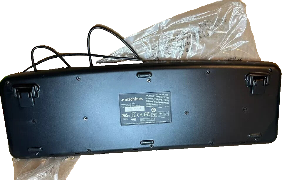 Emachines Black Wired Keyboard-NIB. | eBay