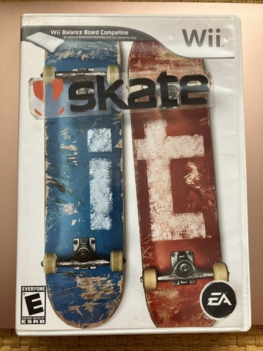 Wii SKATE - Nintendo Wii CASE W INSTRUCTIONS *NO GAME* | eBay