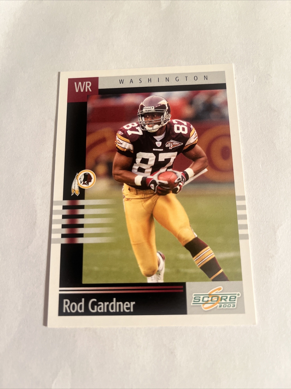 2003 Score Rod Gardner #269 Washington Redskins Clemson Tigers | eBay