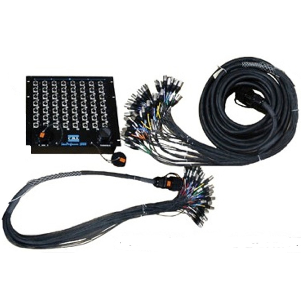 CBI 56 Rackmount Splitter 10ft Mon, 50ft Main microphone Snake w ...