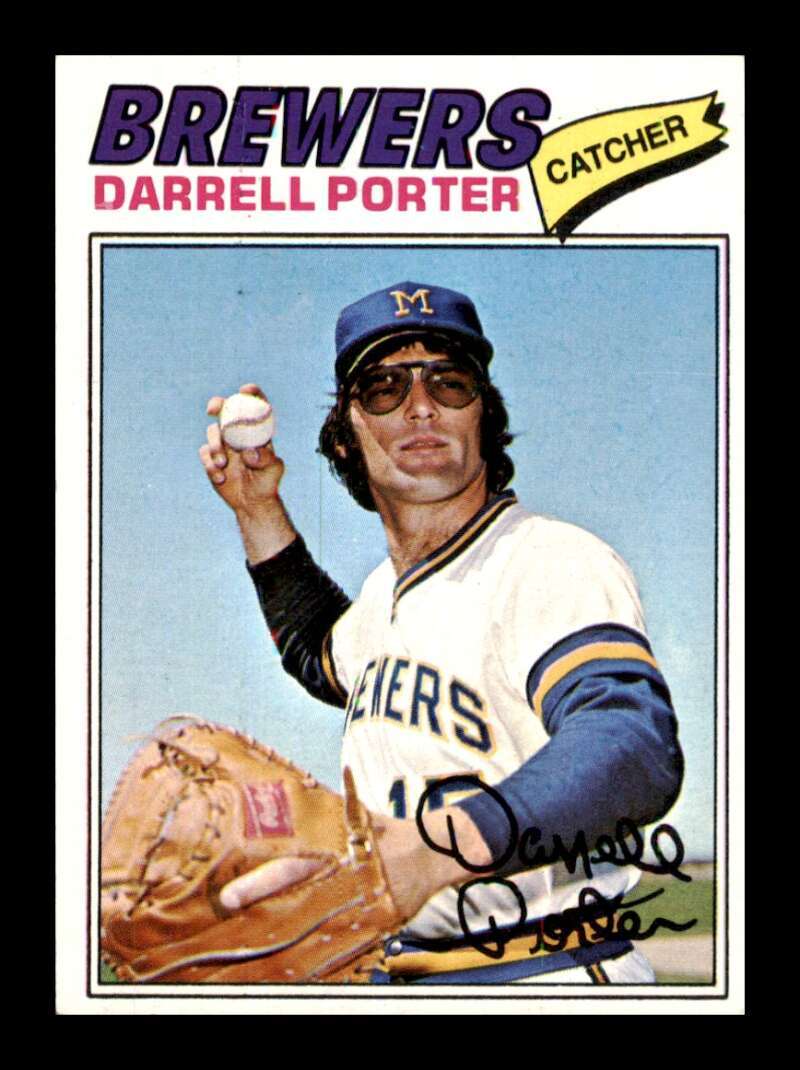 1977 Topps Darrell Porter #214 Milwaukee Brewers | eBay