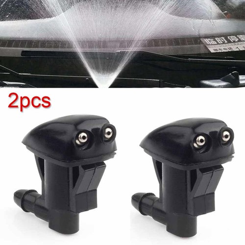 2pcs Car Windscreen Washer Wiper Sprayer Nozzle Front Window Spray Jet ...