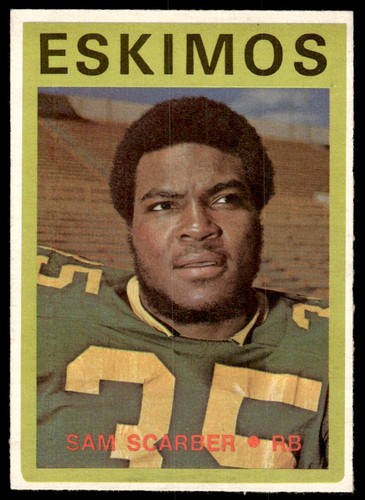 1972 O-PEE-CHEE CFL SAM SCARBER EDMONTON ESKIMOS #103 | eBay