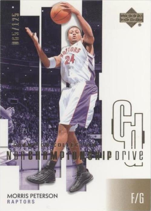 2002-03 Upper Deck Championship Drive - Morris Peterson #92 Gold /125 ...