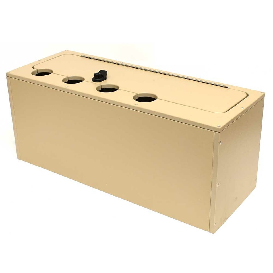 Godfrey Pontoon Boat Rod Locker 299552 | Beige Starboard | eBay