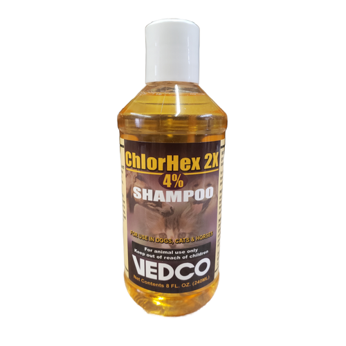 Vedco ChlorHex 2X Shampoo for Pets - 4% Chlorhexidine - 8 oz. Bottle | eBay