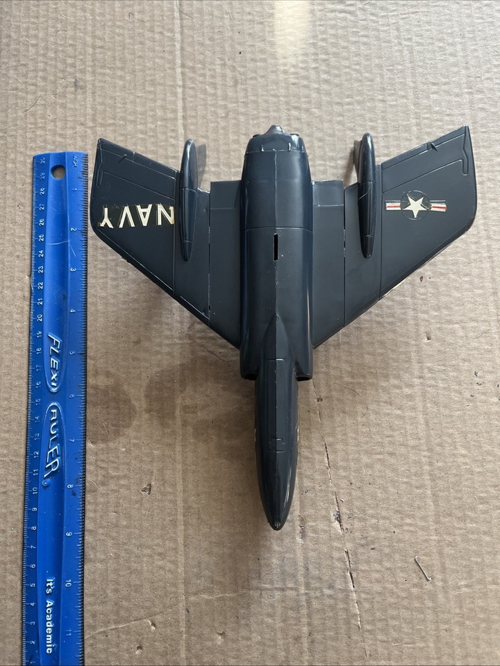 Vtg. NAVY F7U Cutlass Bomber Airplane Model | eBay