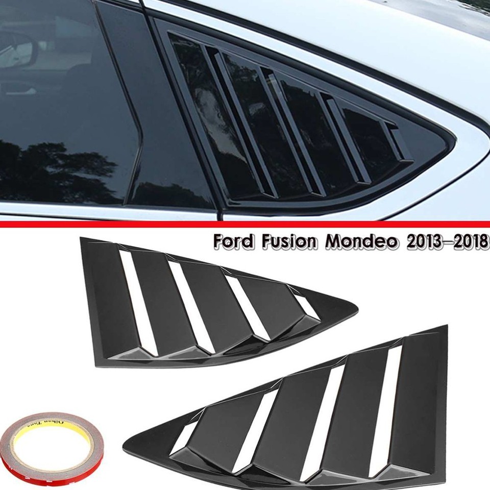2 Count Rear Side Window Louvers Universal Car Screens Automobile | eBay