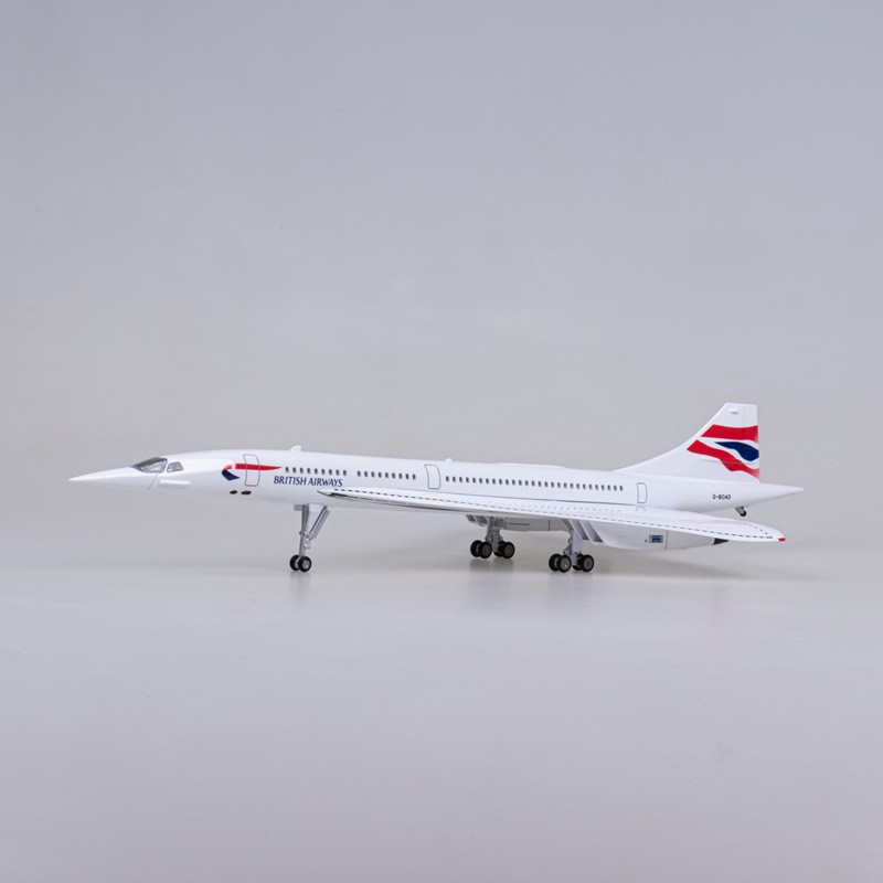 Extra Large British Airways Concorde Aircraft Model Plane Toy Gift - 1/ ...