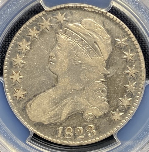 1823 Half Dollar 50c Capped Bust, United States of America, Silver Coin ...