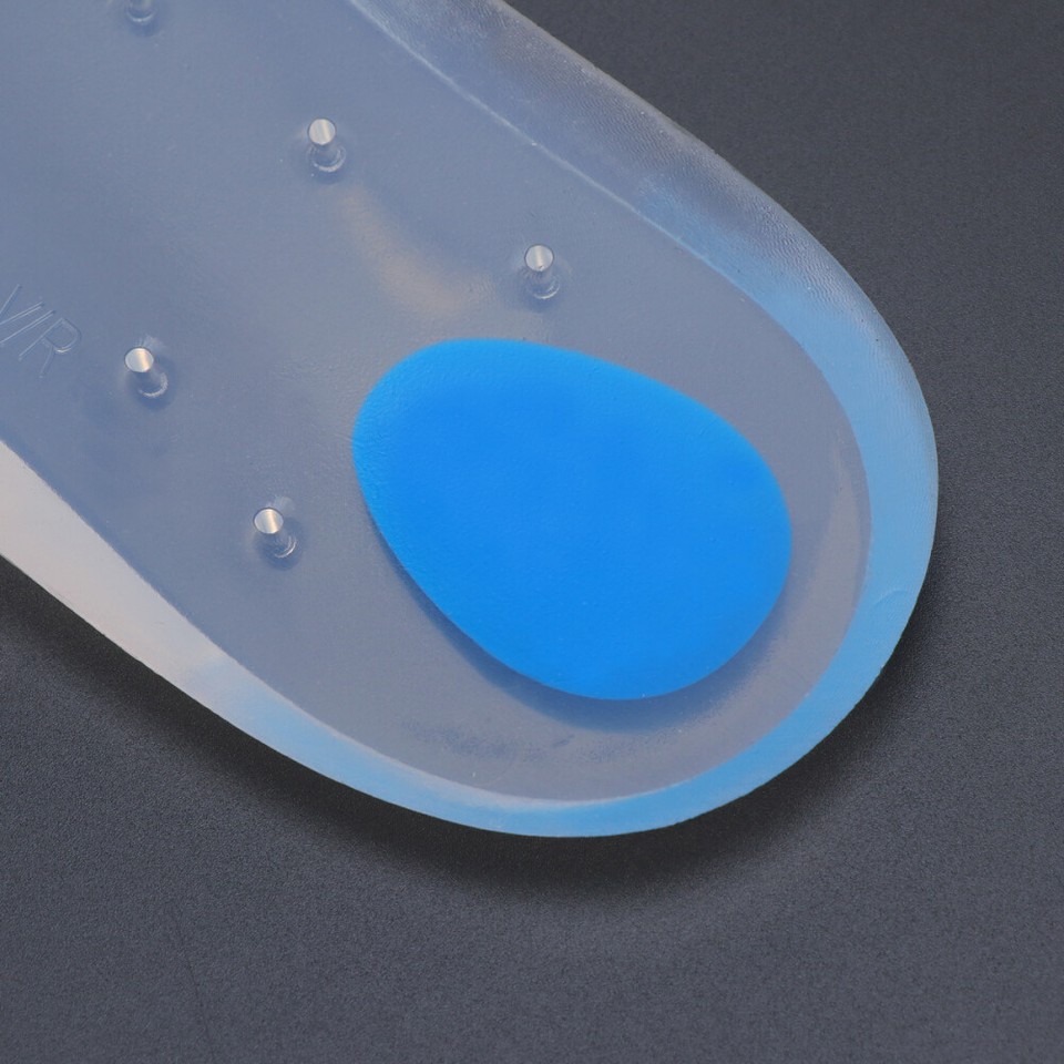 Clear Silicone Shoe Inserts Breathable Foot Pad Absorbing Massage ...