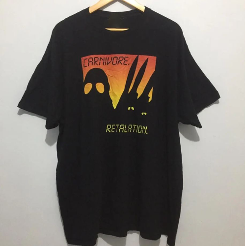 Carnivore band Rock Concert Album Short Sleeve Unisex Tee Cotton Shirt ...