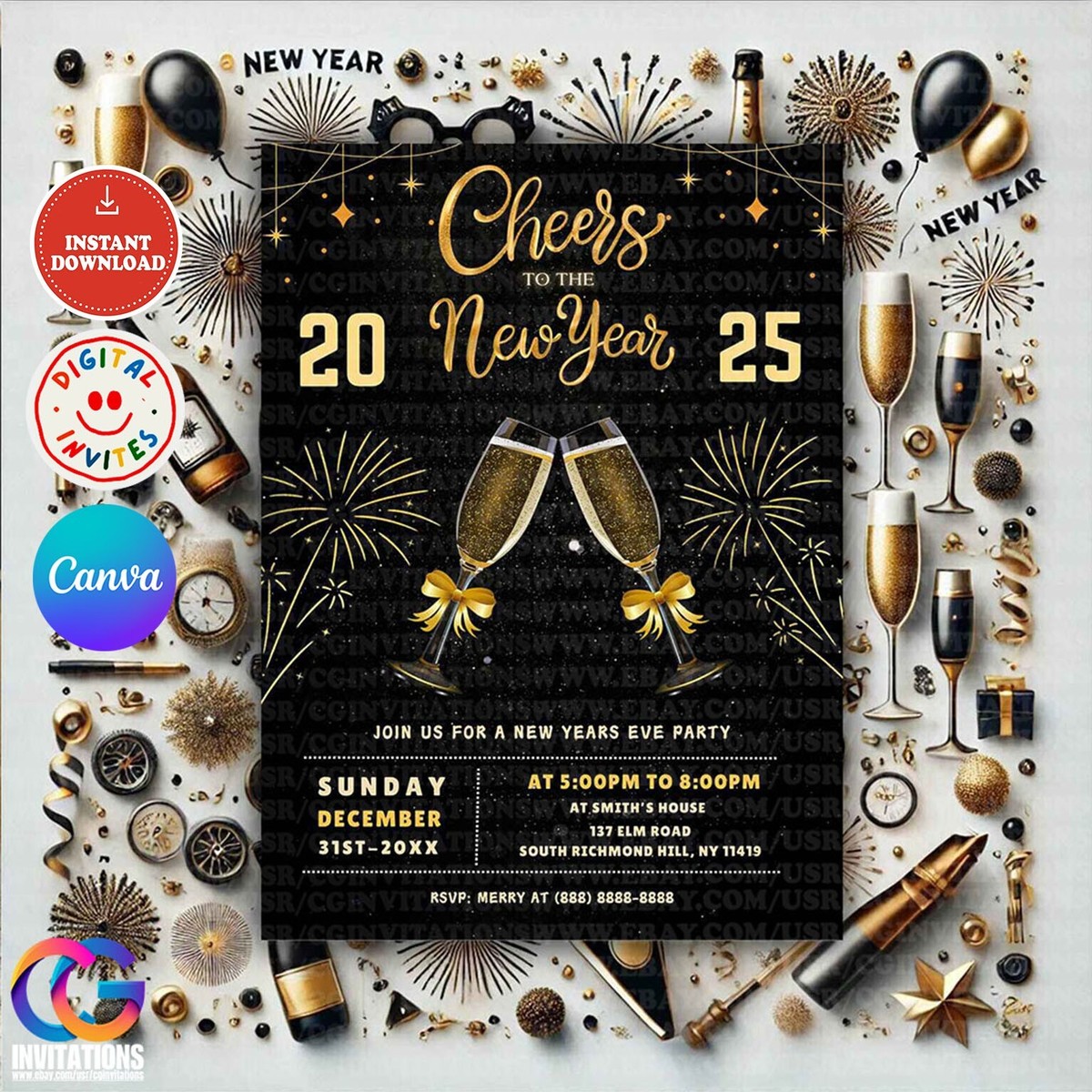 New Years Invitation Wording Samples