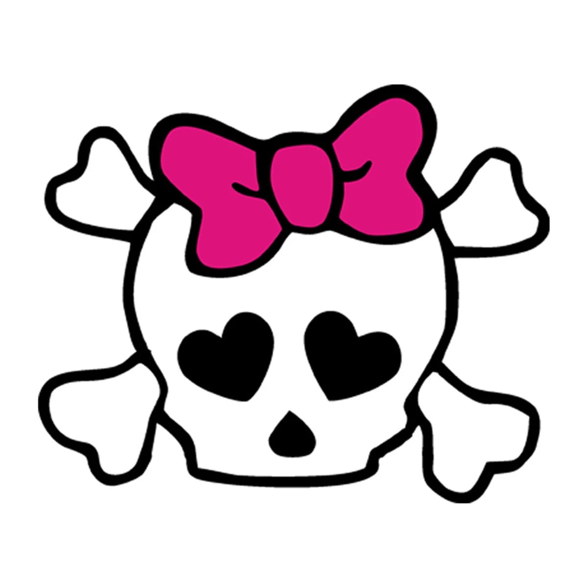 Pink Skull Clip Art