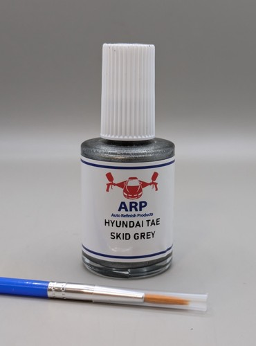 For HYUNDAI Code TAE SKID GREY Touch up Paint + Fine Tipped Brush ...