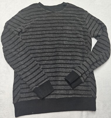 Tucker & Tate Dark Gray Striped Soft Warm Fuzzy Sweater size 10/12 | eBay