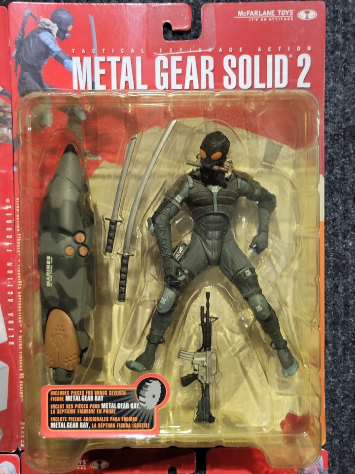 2002 McFarlane Toys Konami Metal Gear Solid 2 complete set of 6 With ...