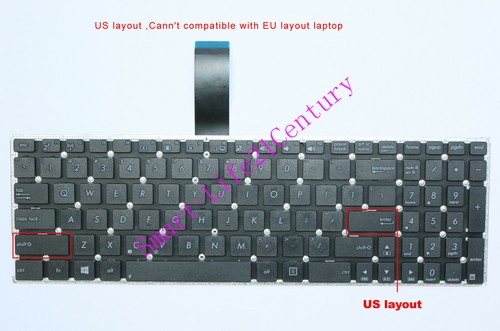 New For Asus K56 K56C K56CA K56CB K56CM S56 A56 series US Keyboard ...