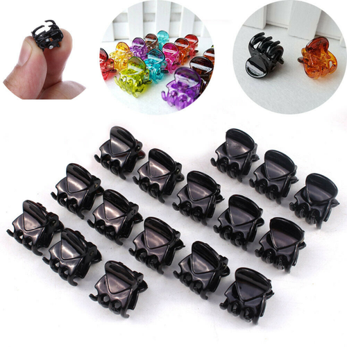 12Pcs/sets Fashion Hair Clips Girls Plastic Mini Hairpin Claws Hair ...
