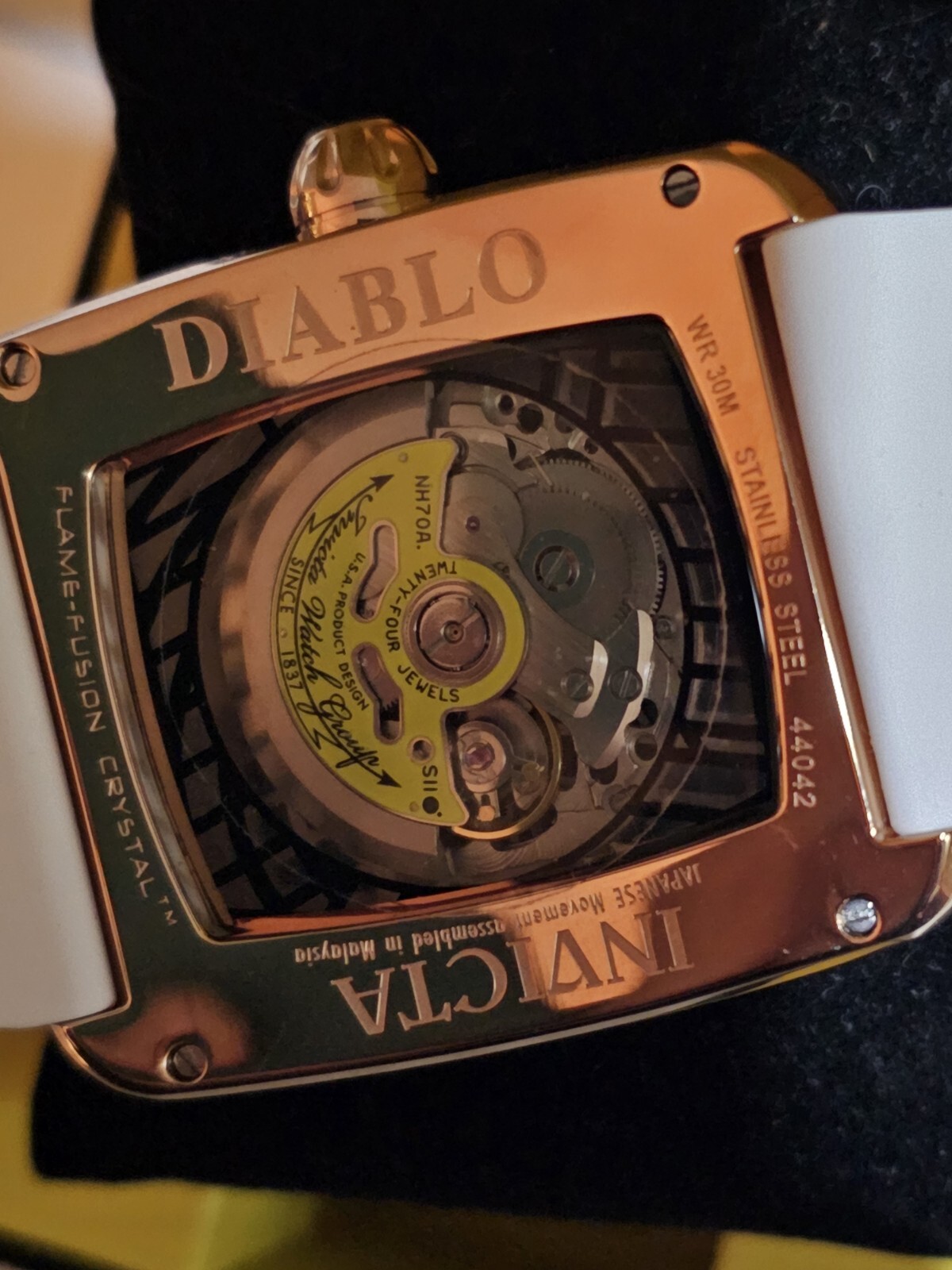 Invicta - DIABLO - S1 Rally - Automatic - NH70 Rose Gold / White - mens ...