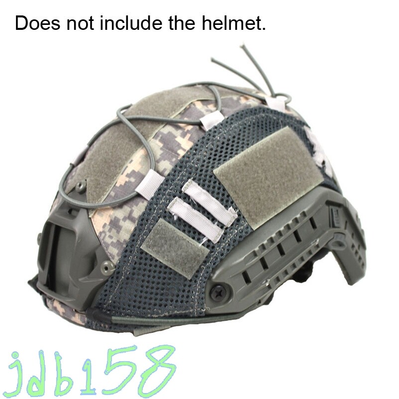 Tactical Helmet Cover Cloth Camouflage MC Green EMR Digital For FAST ...