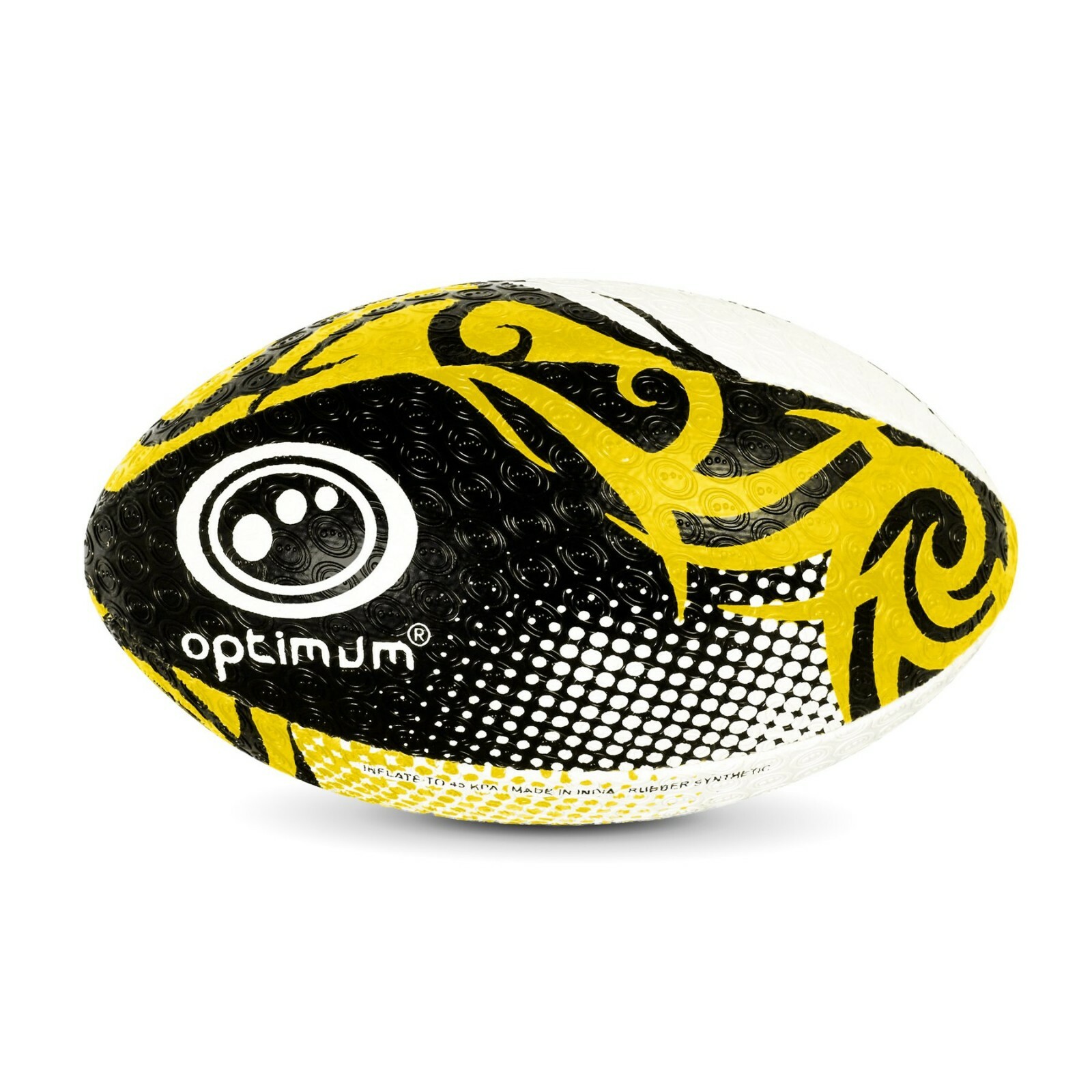 Optimum Rugby Ball Razor Rugby League Training Rubber Balls Size 3 4 5 ...