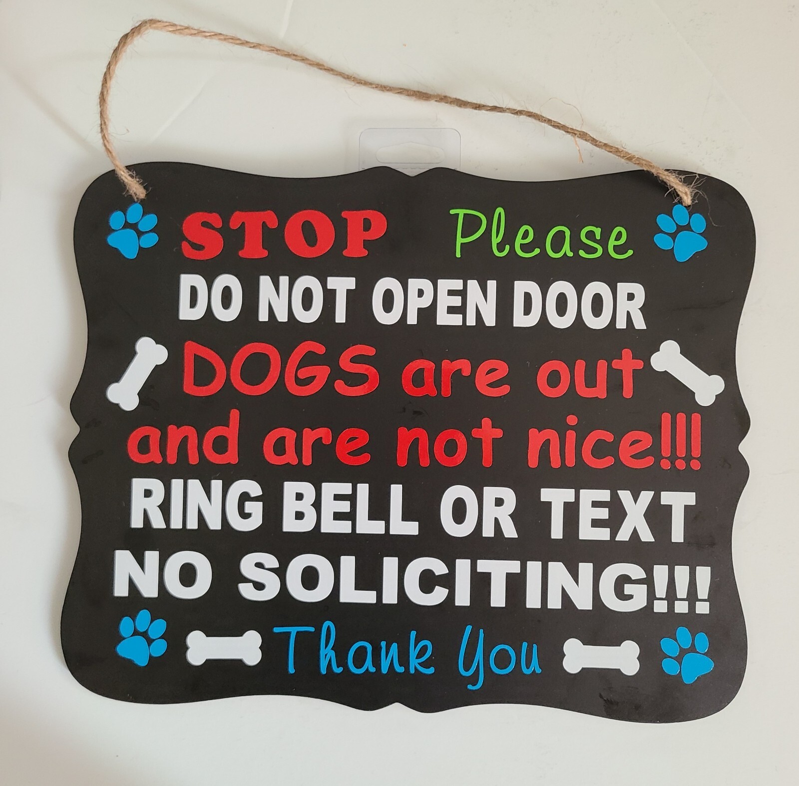 Personalized DOG SIGN - design your own warning funny, friendly message ...