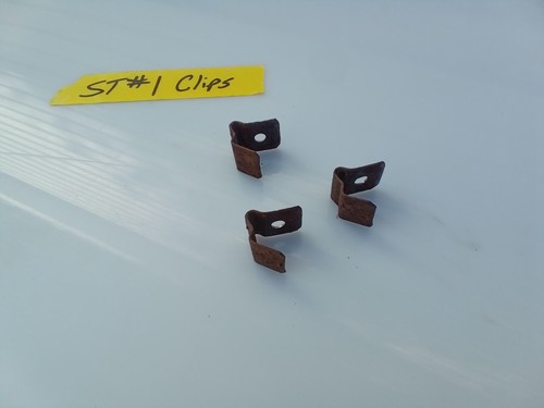 Vintage 50's-60's Studebaker Hub Cap Clips, (3 Clips), Rat Rod, Hotrod ...