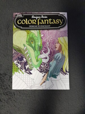 Designer Series Color Fantasy Designs To Enchant Kappa Adult Coloring ...