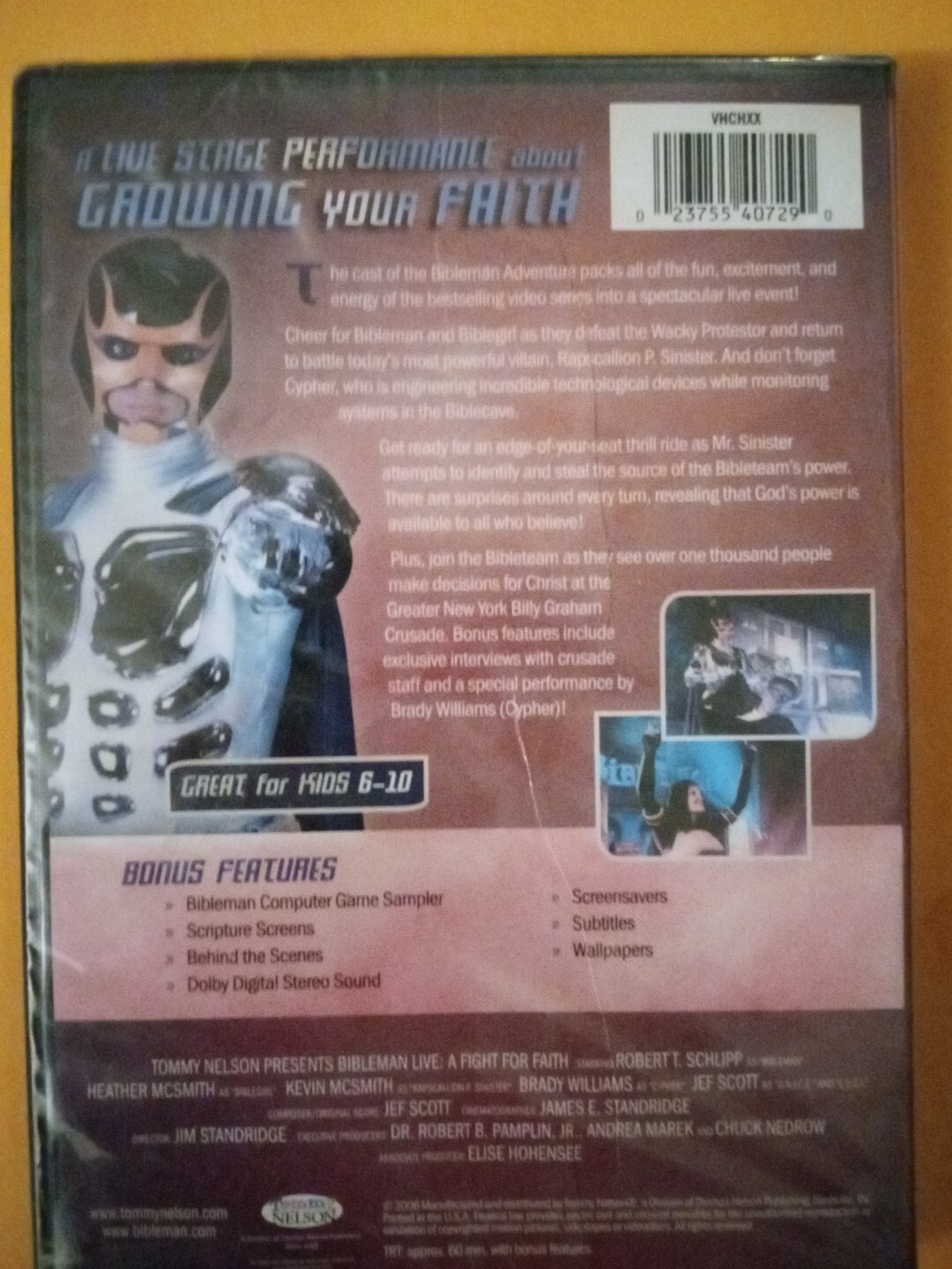 A Fight for Faith -Live Edition, Bibleman Series .. DVD New | eBay