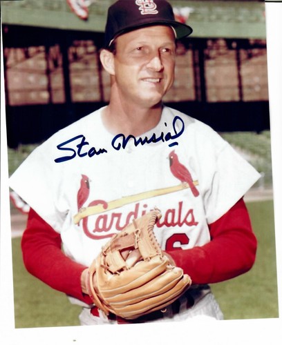 “St. Louis Cardinals” Stan Musial Hand Signed 8X10 Color Photo | eBay