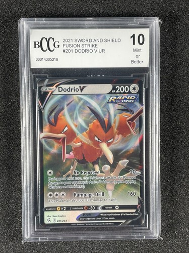 Pokémon TCG Dodrio V Fusion Strike 201/264 Holo Ultra Rare for sale ...
