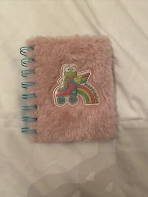 Keroppi Pink Fluffy Mini Notebook | eBay