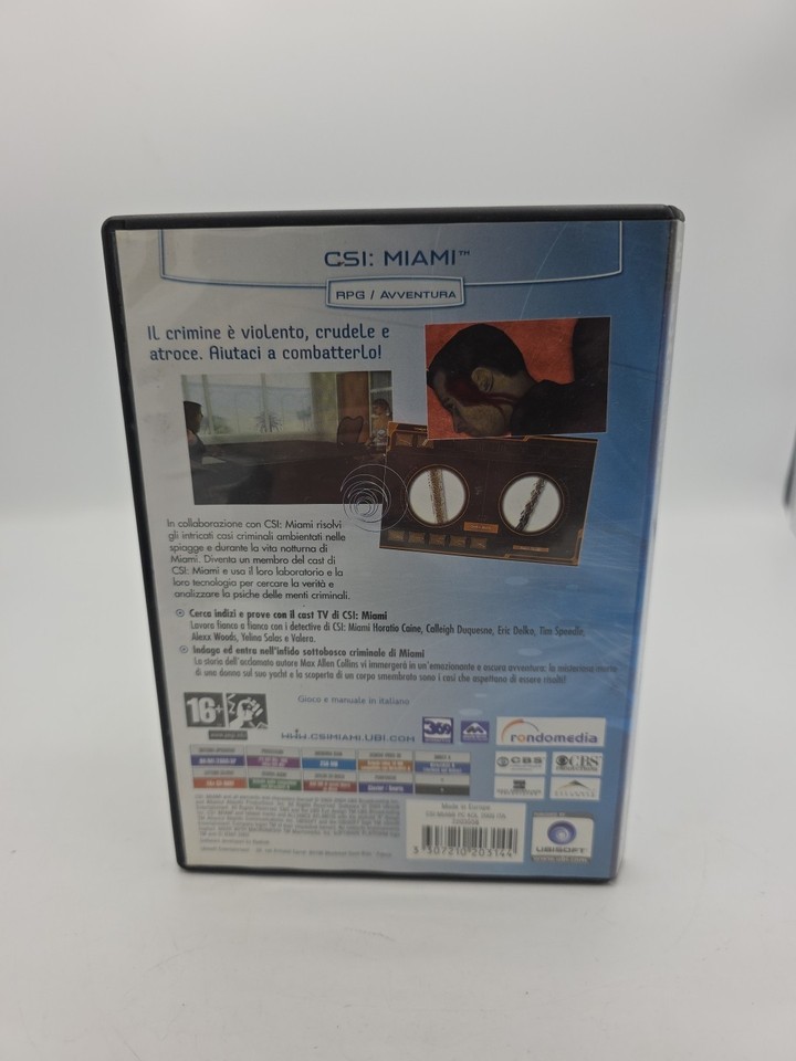 PC Game - CSI: MIAMI - Ubisoft 2004 EXCLUSIVE | eBay