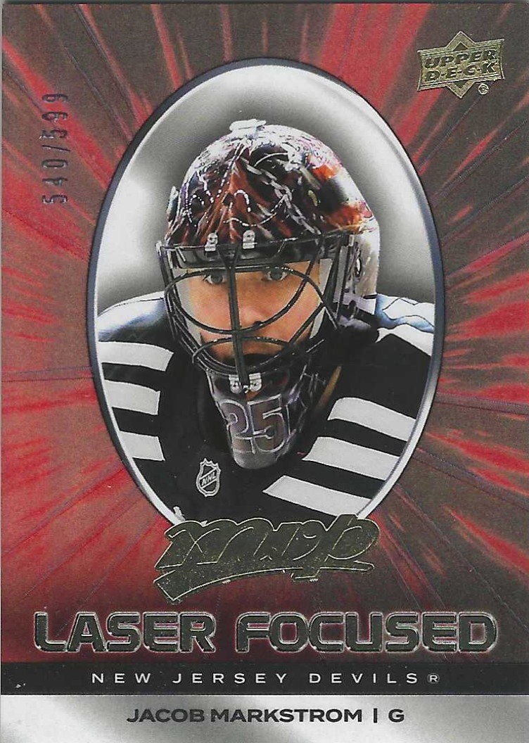Jacob Markstrom 2025 Upper Deck MVP #LF-22 Laser Focused /599 Price ...