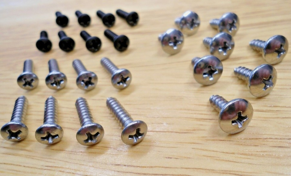 54pc BEZEL/TRIM/PANEL SCREW/WASHERS! FOR MOPAR A B C E BODY CUDA DART ...