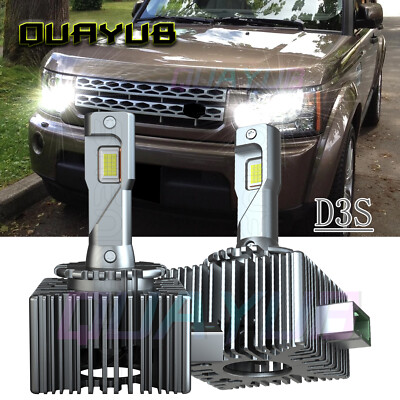 For Land Rover LR4 2010-2016 2X LED D3S Headlight Bulbs High Low Beam ...