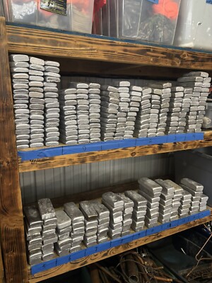 1 Lb Hand Poured Aluminum Ingot Bars - Bullion for Casting & Crafts | eBay