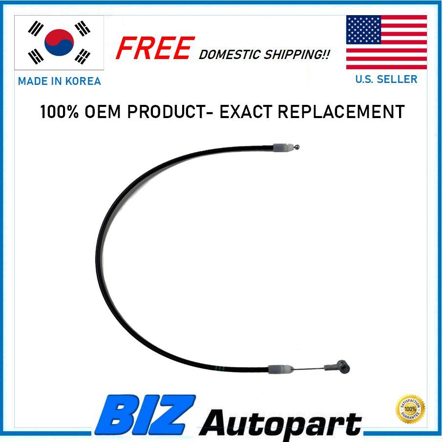 OEM ! HOOD LATCH RELEASE CABLE FOR 2006-2011 HYUNDAI ACCENT OE# 81190 ...
