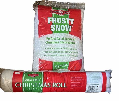 Coventry Cove Frosty Snow Christmas Roll Lot K Mart Vtg NOS Holiday ...