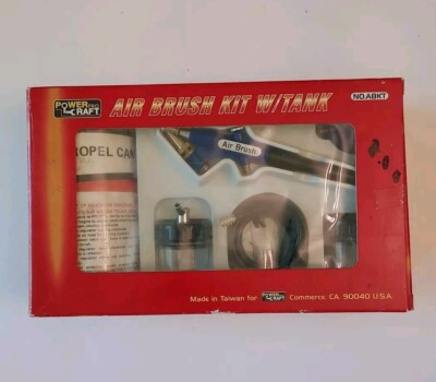 PowerCraft Pro Air Brush Kit with Tank New | eBay