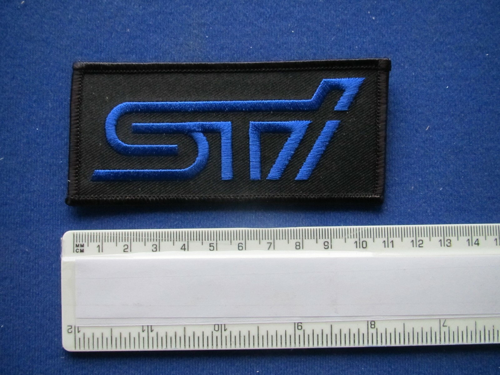 Subaru STi Cloth Badge/Patch - For your Jacket, Overalls etc , Sew or ...