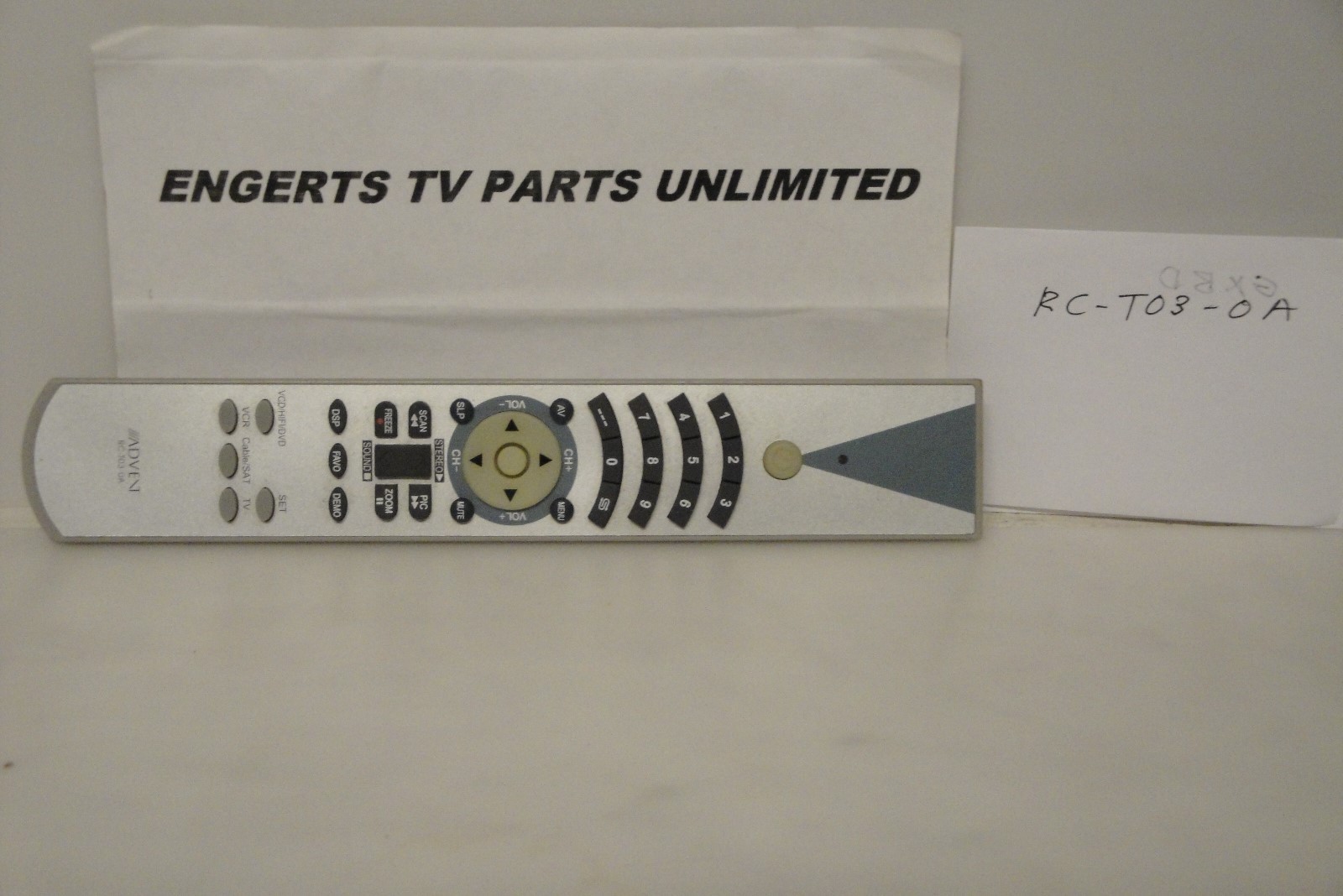 Advent Remote RC-T03-0A | eBay