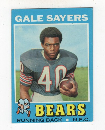 1971 TOPPS FOOTBALL GALE SAYERS CHICAGO BEARS #150 | eBay