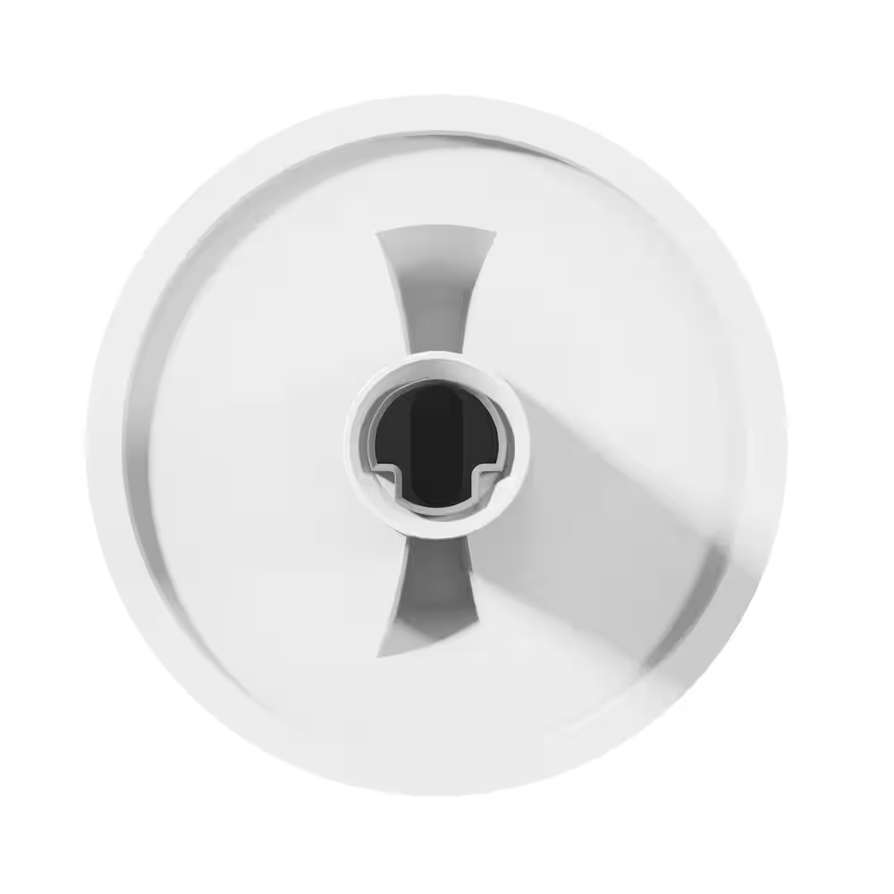 Replacement Knob White for Com-Pak Max Twin In-Wall Fan-Forced Electric ...